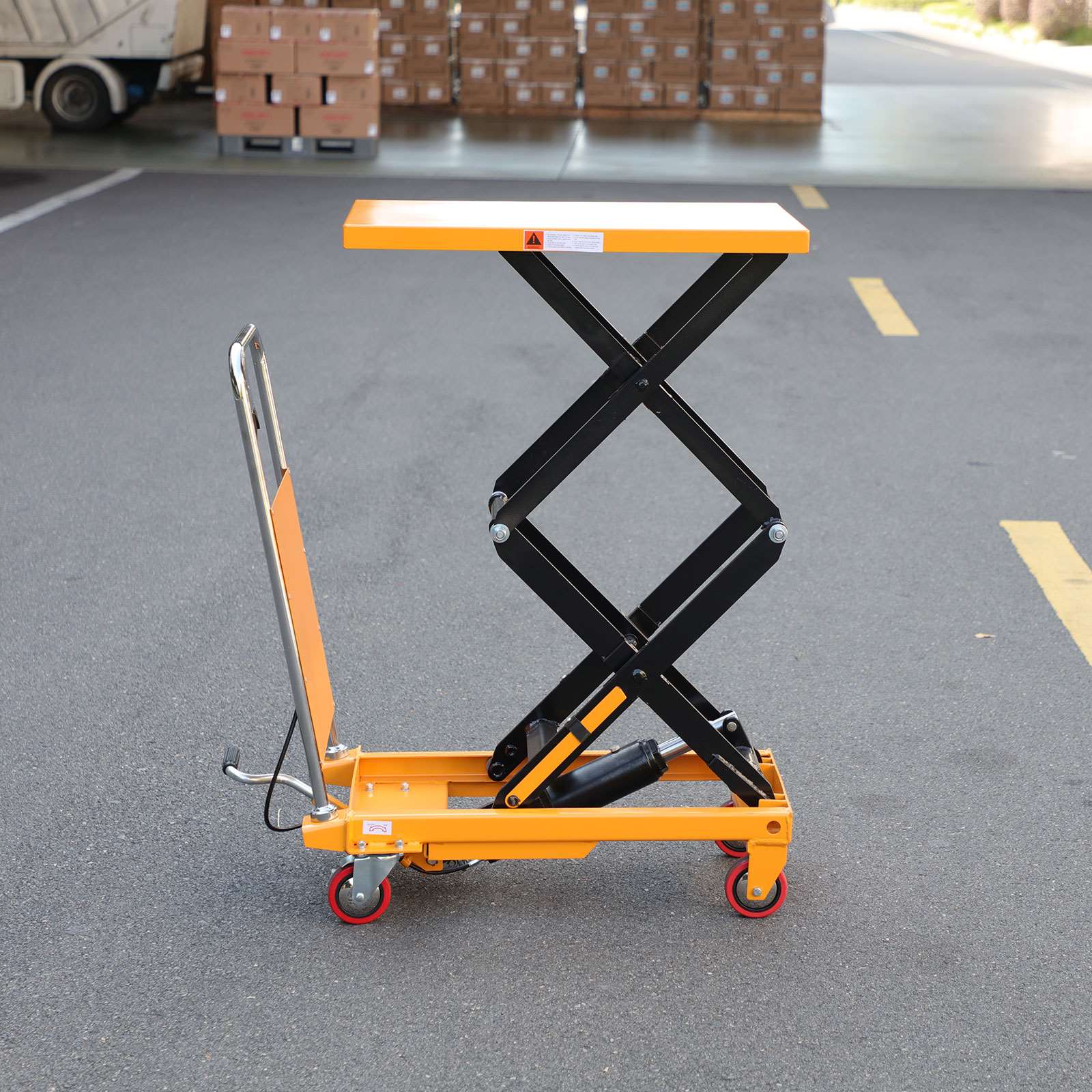 Double Scissor Lift Table| 330 lb| Table Height Min.11.9 in/ x Max. 43