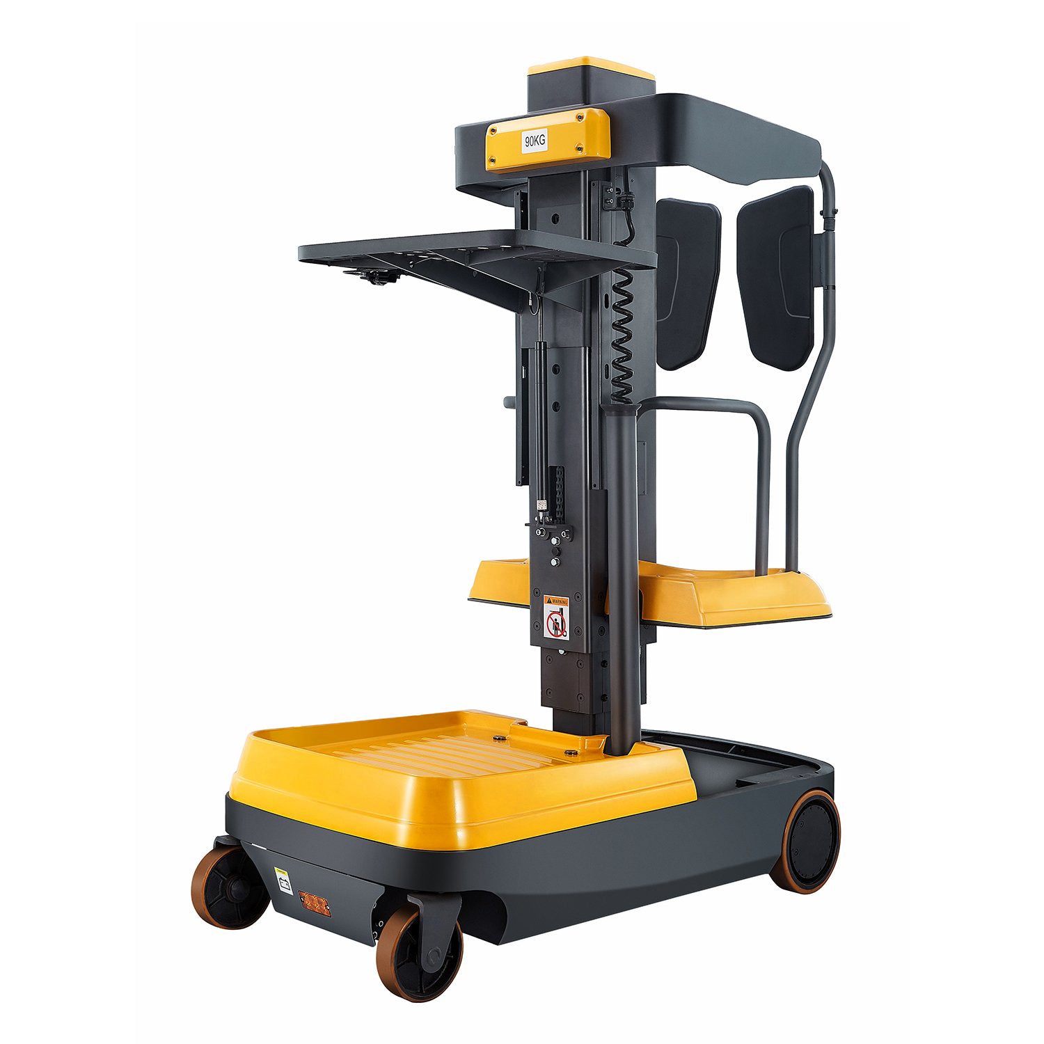 Fully Electric Mini Order Picker With Load Tray 200lbs. Capacity Local